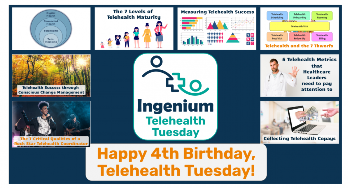 Happy 4th Birthday, Telehealth Tuesday! - Ingenium Digital Health Advisors